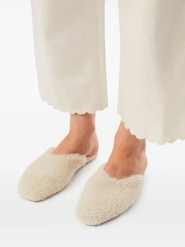 Sleeper Shearling Slippers - Neutrals