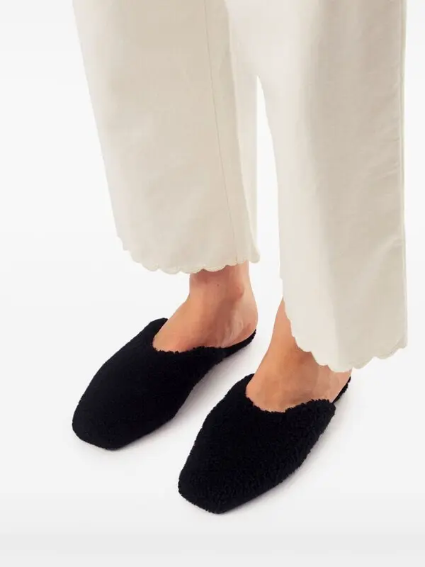Sleeper Shearling Slippers - Black
