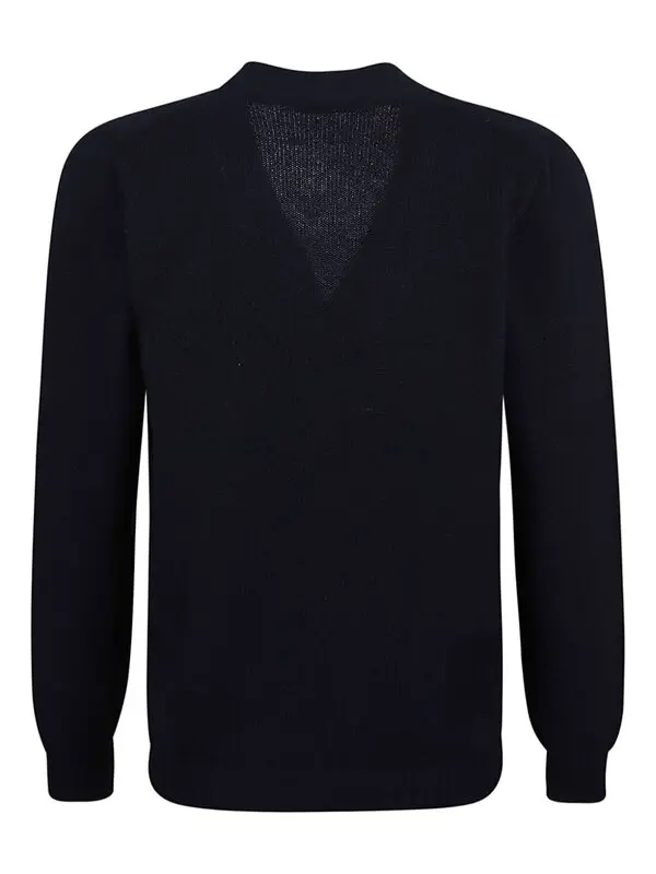 DRUMOHR Lambswool Cardigan - Blue