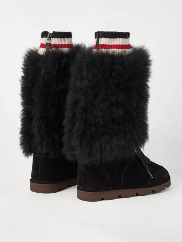 Brunello Cucinelli Panelled Mid-calf Boots