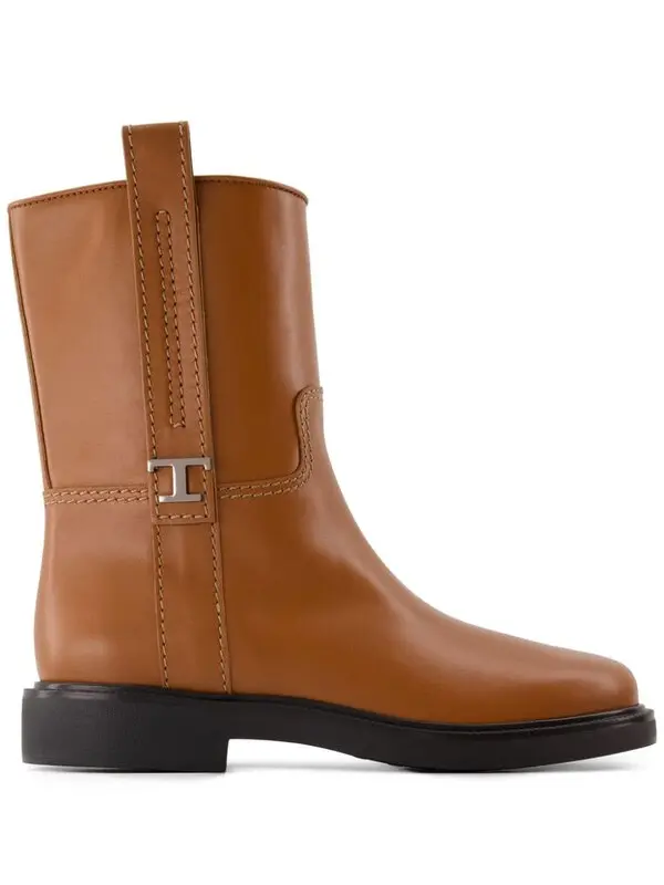 TOD'S Leather Cowboy Boots