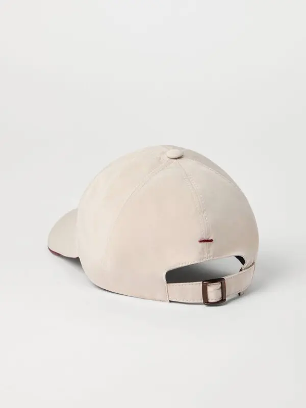 Brunello Cucinelli Logo-embroidered Cap - Neutrals