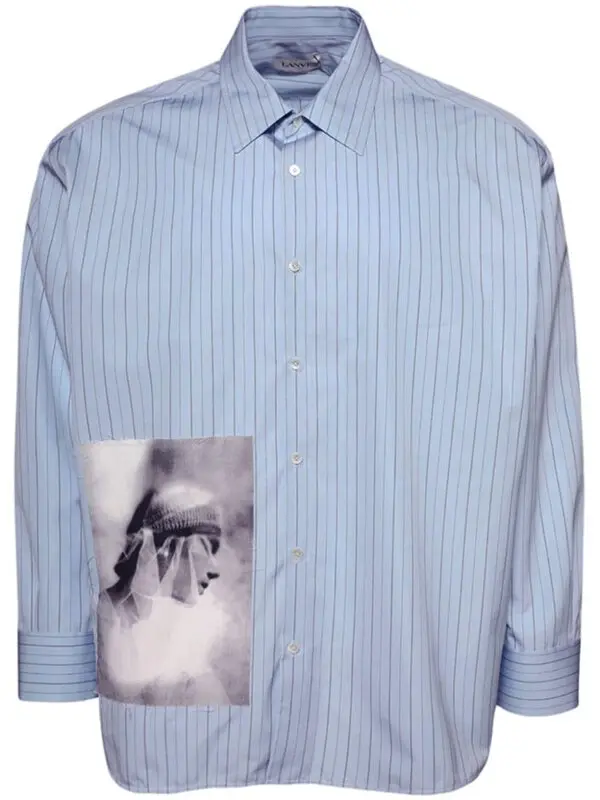 LANVIN Ample Imprimé Archives Shirt