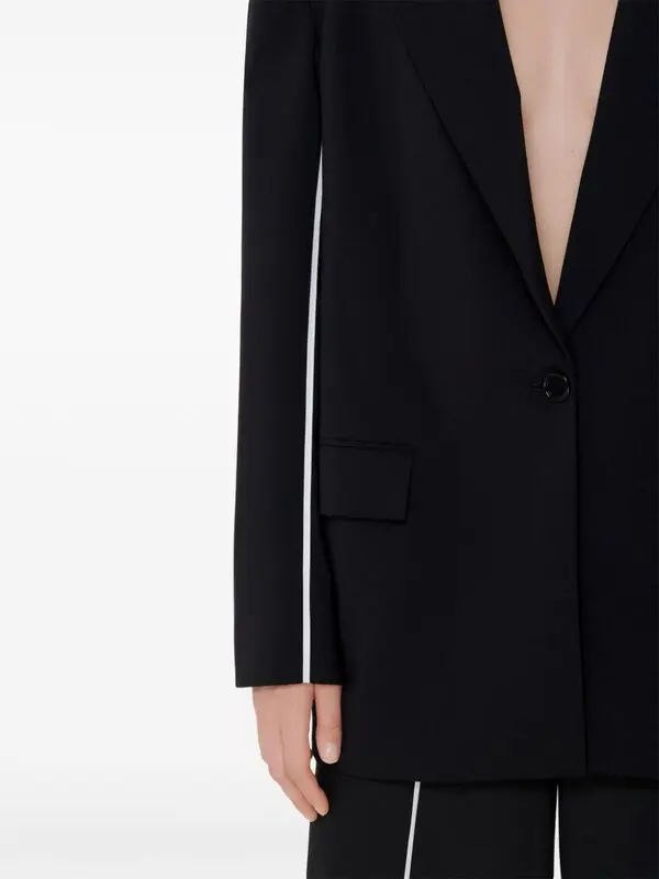 A.M.G. Contrast-piping Blazer