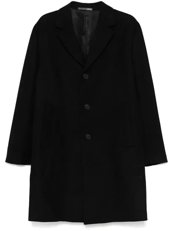 Theory Wool Blend Coat - Black