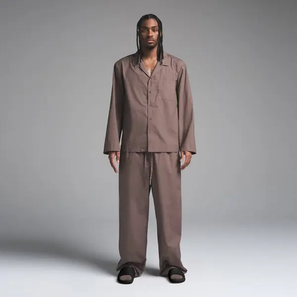 SKIMS Cotton Poplin Long Sleep Set