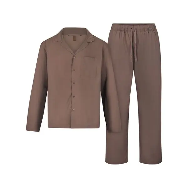 SKIMS Cotton Poplin Long Sleep Set