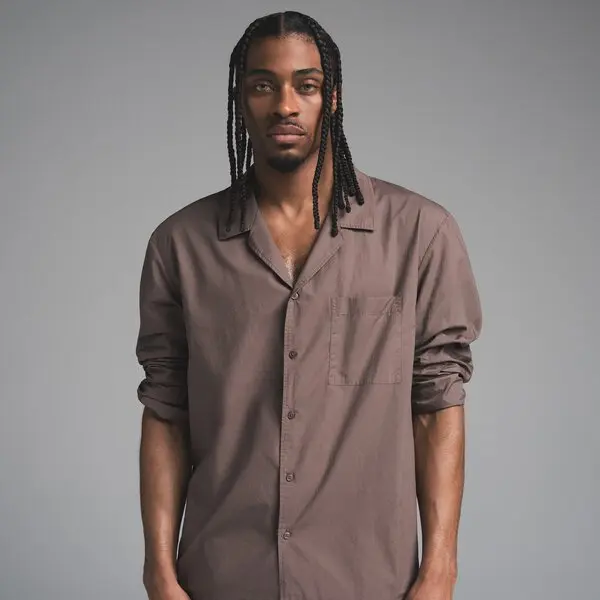 SKIMS Cotton Poplin Long Sleep Set