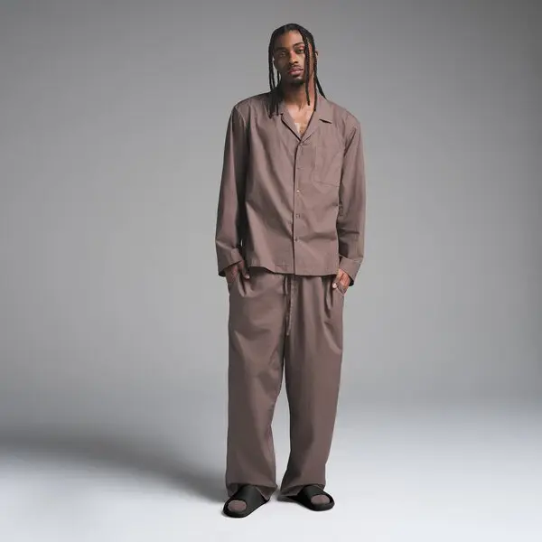SKIMS Cotton Poplin Long Sleep Set