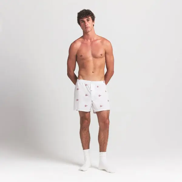 SKIMS Cotton Poplin Boxer - Chalk Be Mine