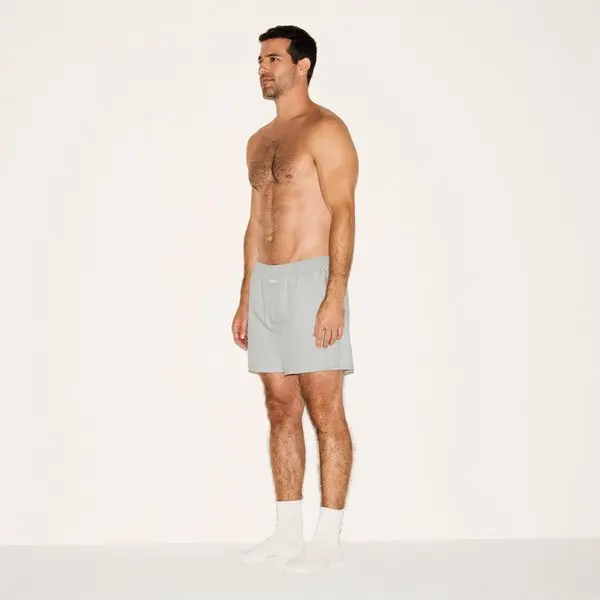SKIMS Cotton Poplin Boxer - Mercury
