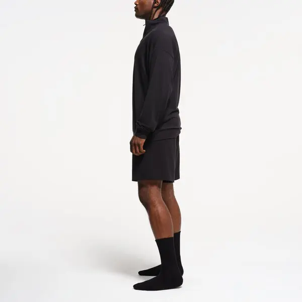 SKIMS Relaxed Quarter Zip Pullover - Obsidian