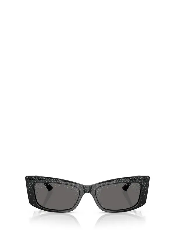 JIMMY CHOO Rectangular Sunglasses - Black