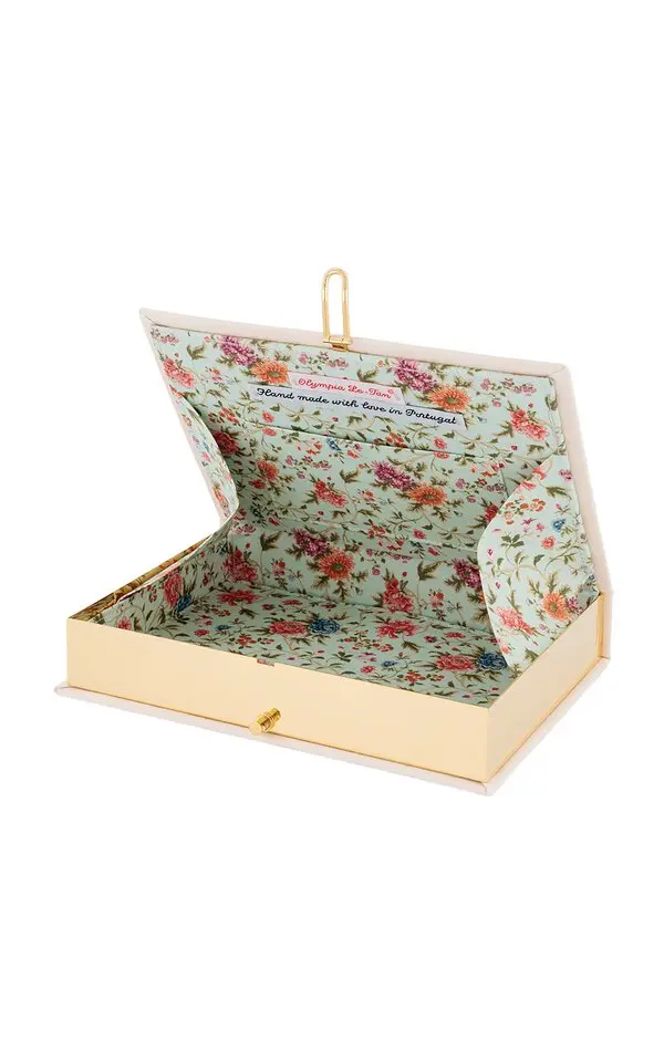 OLYMPIA LE-TAN Lemon Tree Book Clutch