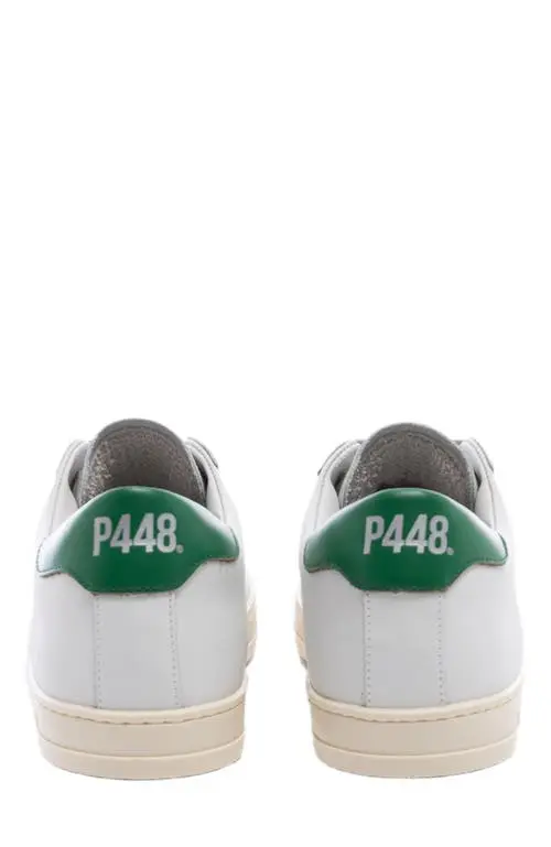 P448 John Sneaker - White-green