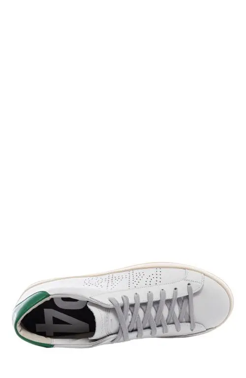 P448 John Sneaker - White-green