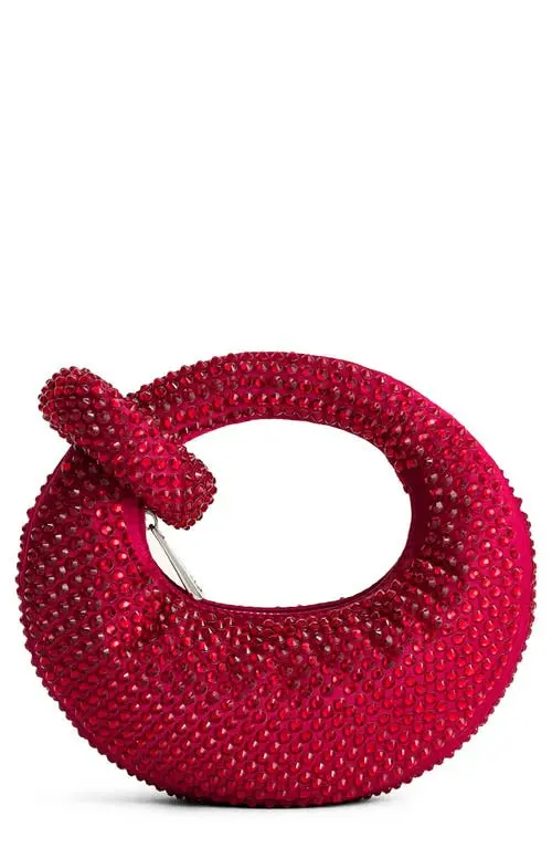 Jw Pei Abacus Embellished Top Handle Bag - Red