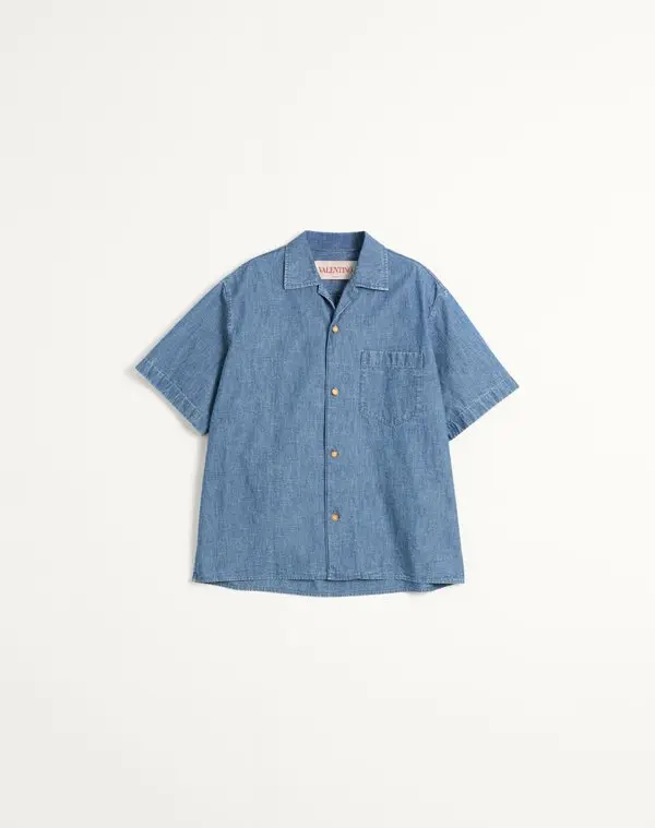 Valentino Garavani Bowling Shirt - Denim