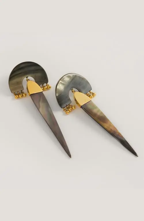 FREYA ROSE Myla Statement Earrings - Noir