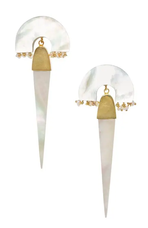 FREYA ROSE Myla Earrings - Ivory