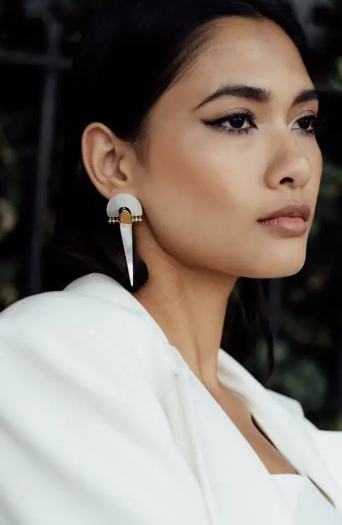 FREYA ROSE Myla Earrings - Ivory