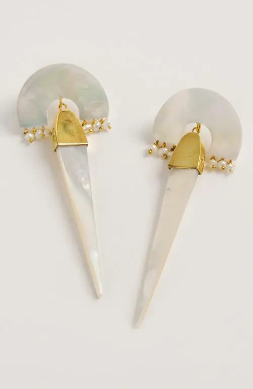 FREYA ROSE Myla Earrings - Ivory