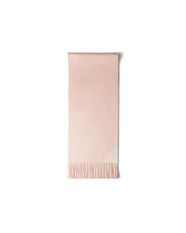 Prada Double Cashmere Scarf - Pink