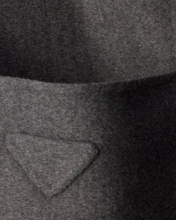 Prada Double Wool Hooded Scarf