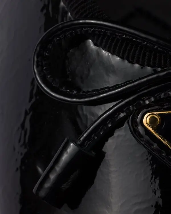 Prada Naplak Patent Leather Ballerinas