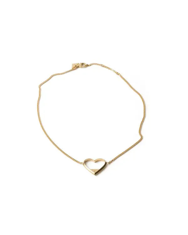 Prada Metal Necklace - Gold/silver