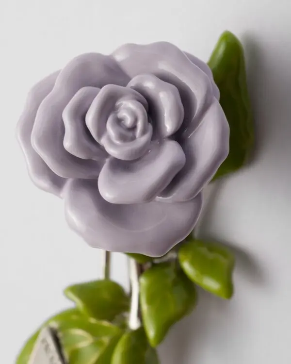 Prada Enamelled Metal Hair Clip