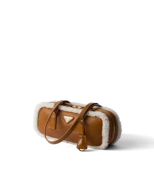 Prada Shearling Two-handle Bag