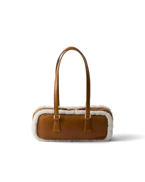 Prada Shearling Two-handle Bag