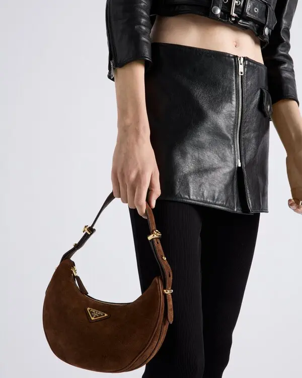 Prada Leather Mini Skirt