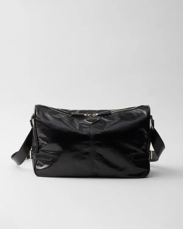 Prada Leather Shoulder Bag - Black