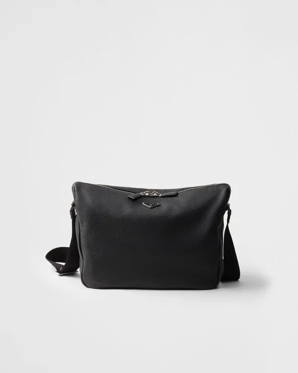 Prada Leather Shoulder Bag - Black