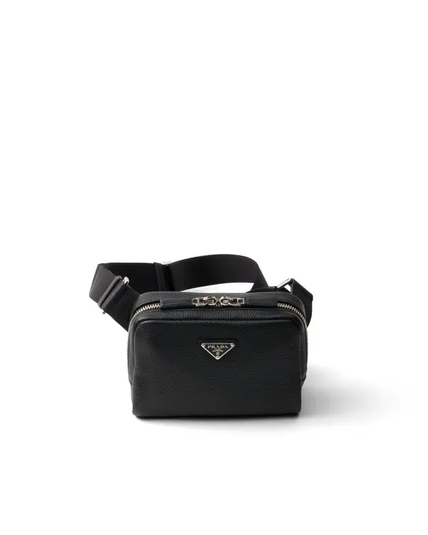 Prada Leather Shoulder Bag - Black