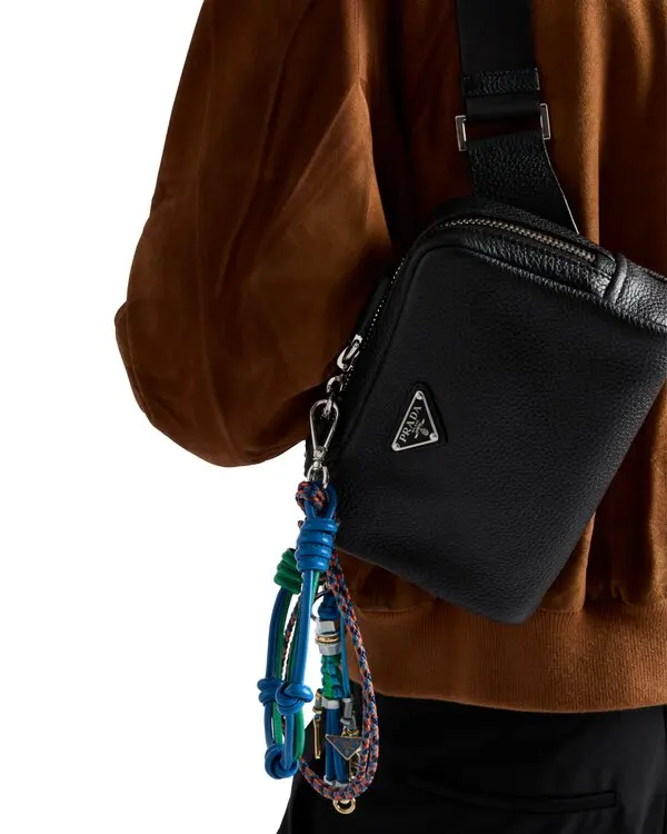 Prada Leather Shoulder Bag - Black