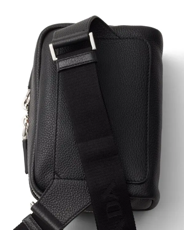 Prada Leather Shoulder Bag - Black
