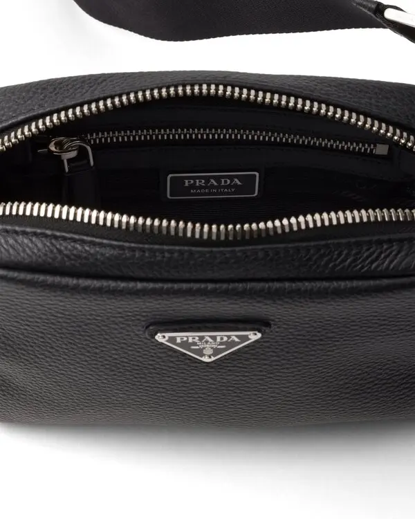 Prada Leather Shoulder Bag - Black