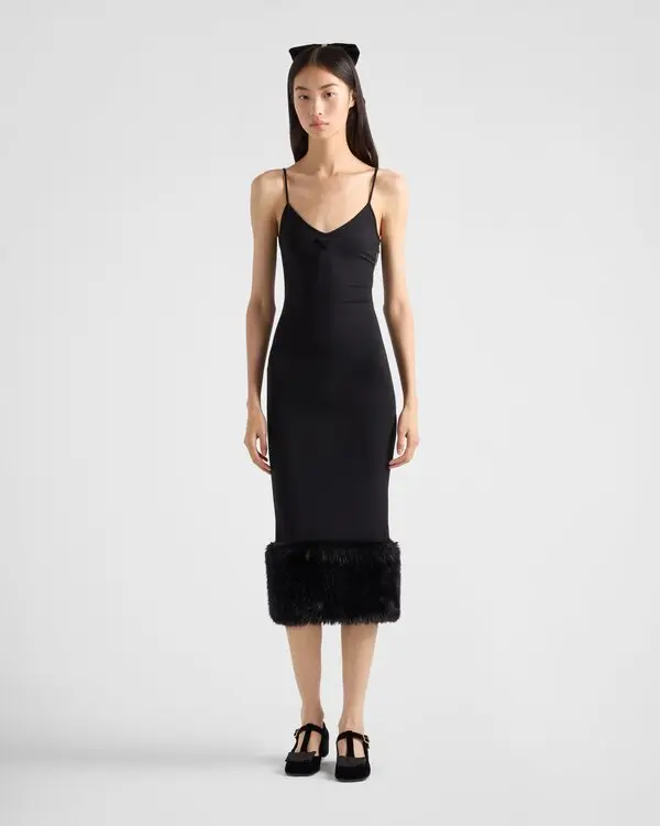 Prada Stretch Jersey Dress