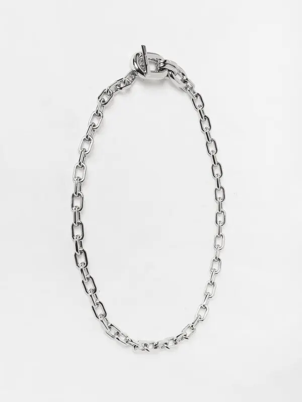 Rabanne Jewel Chain Necklace - Silver