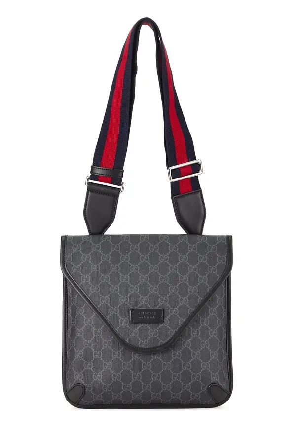Gucci Original Gg Supreme Messenger Bag - Black