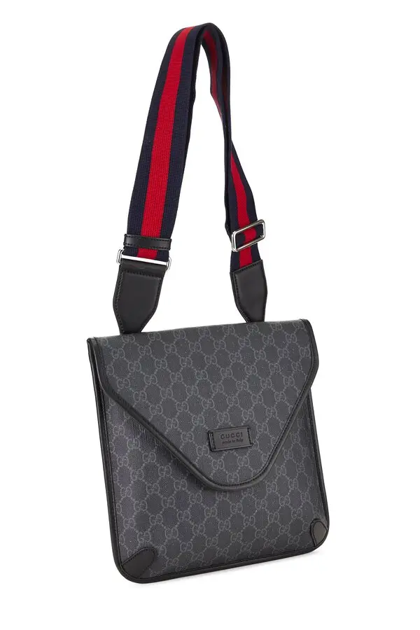 Gucci Original Gg Supreme Messenger Bag - Black