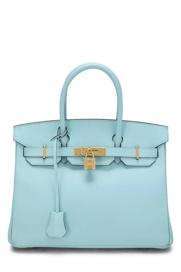 Hermès Epsom Birkin 30 - Blue Atoll