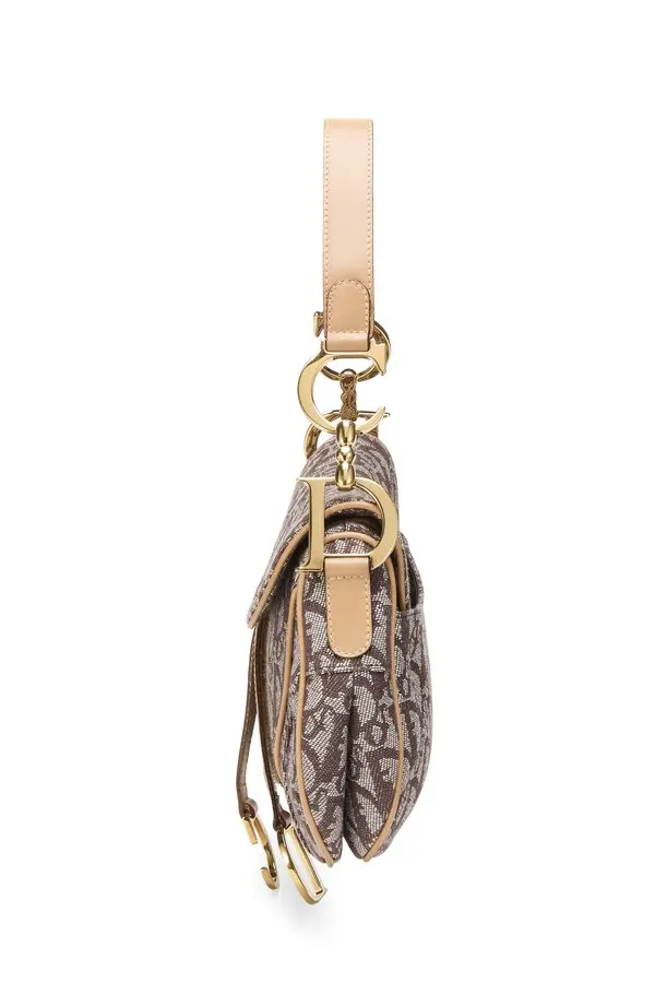 Dior Trotter Canvas Double Saddle Bag