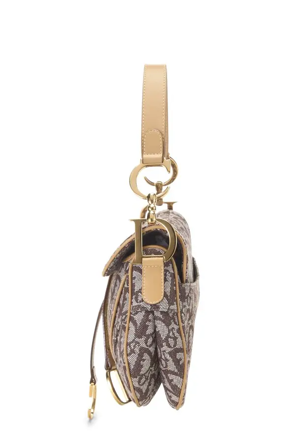 Dior Trotter Canvas Double Saddle Bag