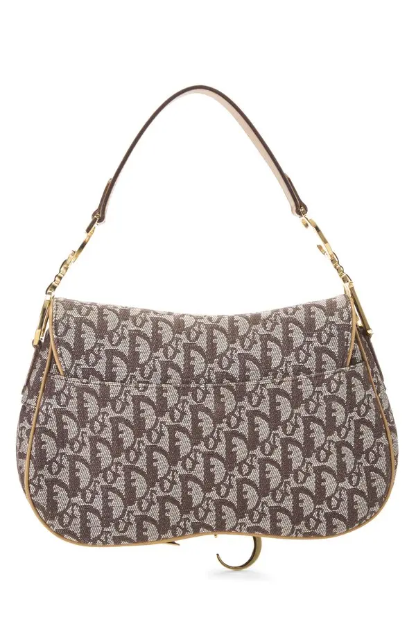 Dior Trotter Canvas Double Saddle Bag