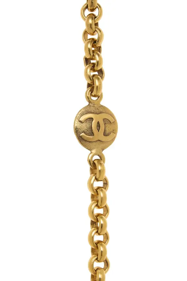 Chanel Cc Medallion Necklace