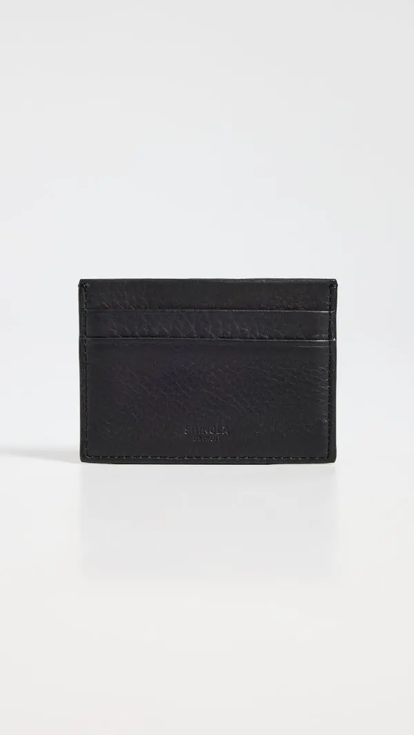Shinola Leather Card Case - Black